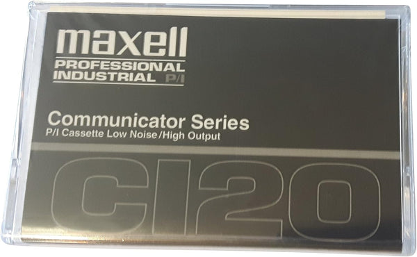 Maxell C120 Communicator Professional Series P/I - BRAND NEW CASSETTE – TAPEHEAD CITY