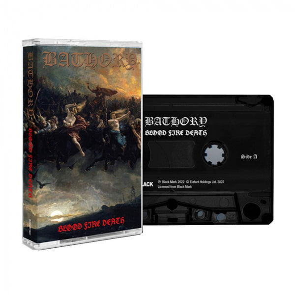 BATHORY - blood fire death - BRAND NEW CASSETTE TAPE – TAPEHEAD CITY