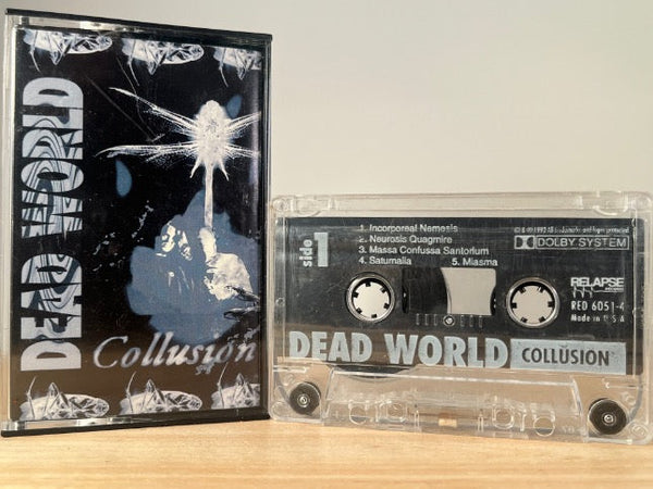 DEAD WORLD - collusion - CASSETTE TAPE – TAPEHEAD CITY