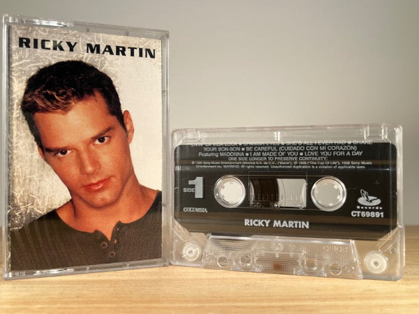 RICKY MARTIN - CASSETTE TAPE – TAPEHEAD CITY