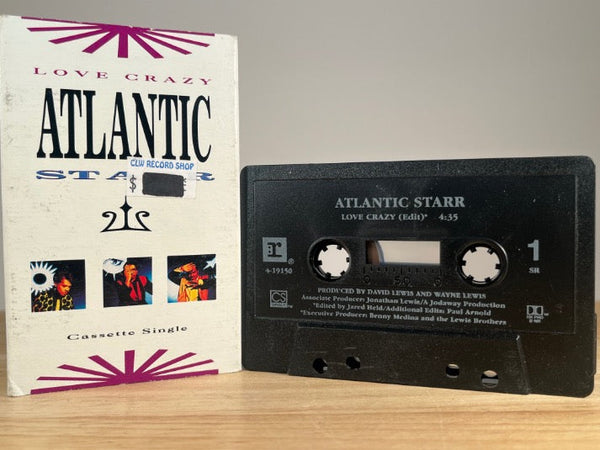 ATLANTIC STARR - love crazy [cassingle] - CASSETTE TAPE – TAPEHEAD CITY