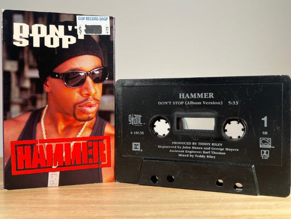 HAMMER - don’t stop [cassingle] - CASSETTE TAPE – TAPEHEAD CITY