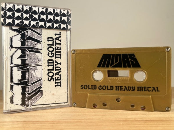 MIDAS - solid gold heavy metal - CASSETTE TAPE – TAPEHEAD CITY