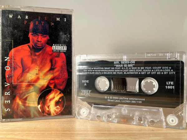 MR. SERV-ON - war is me part 1 - CASSETTE TAPE – TAPEHEAD CITY
