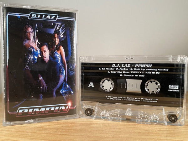 D.J. LAZ - pimpin - CASSETTE TAPE – TAPEHEAD CITY